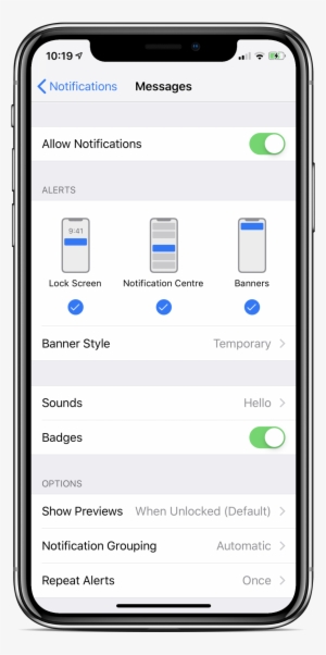 Not Getting Text Message Notifications On Iphone Running - Iphone PNG ...