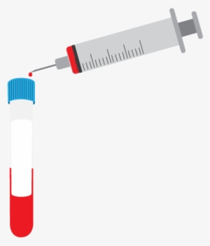 Syringe And Screwcap Vial Or Falcon Tube Of Blood - Falcon Tube Blood ...