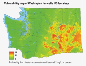 Map - Washington State Population Map PNG Image | Transparent PNG Free ...