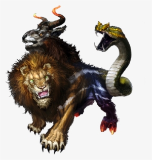 Chimera - Chimera Lion Goat And Snake PNG Image | Transparent PNG Free ...