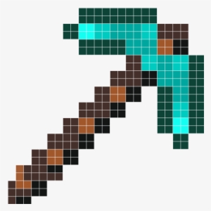 Minecraft Diamond Pickaxe Png Minecraft Picaxe Sprite - Minecraft ...