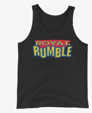 Royal Rumble Retro Logo Unisex Tank Top - 80s Tank Top PNG Image ...