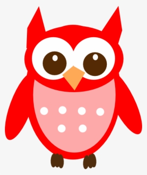 Owl Clip Art At Clker Com Vector - Clip Art Red Owl PNG Image ...