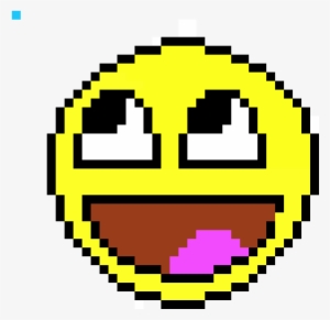 Happy Face Emoji - Happy Emoji Pixel Art PNG Image | Transparent PNG ...