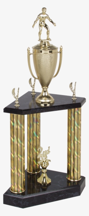 3 Column Trophy For Wrestling Events - Trophy PNG Image | Transparent ...