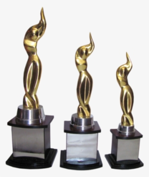 Lk Iifa Lady Golden Trophy - Iifa Awards 2018 Trophy PNG Image ...