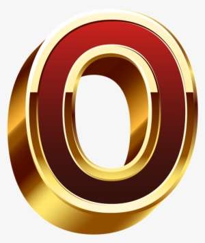 Download Gold Number Zero Png Clip Art Image - Gold Number 0 ...