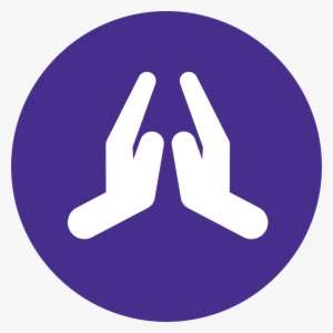 Prayer Circle Purple - Doa Icon PNG Image | Transparent PNG Free ...