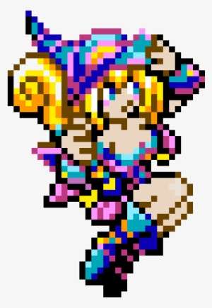 Dark Magician Girl - Dark Magician Girl Pixel Art PNG Image ...