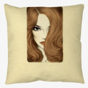 Beautiful Woman Face - Cushion PNG Image | Transparent PNG Free ...