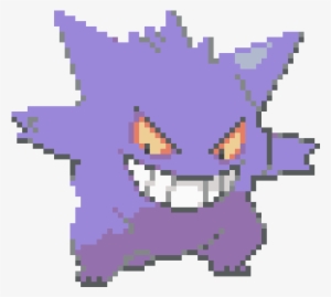 Download Transparent Sprites Gengar - Gengar Pixel Art Png ...
