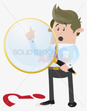 Stock Illustration Of Animated Cartoon Dressed In Business - Clue ...