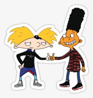 Small Sticker - Transparent Gerald Hey Arnold Png PNG Image ...
