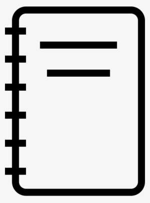 Png File Svg - Notebook Outline Transparent Background PNG Image ...