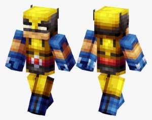 Wolverine - Skin Super Heroes Minecraft PNG Image | Transparent PNG ...