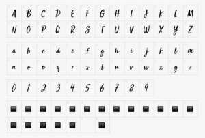 Character Map - Font PNG Image | Transparent PNG Free Download on SeekPNG