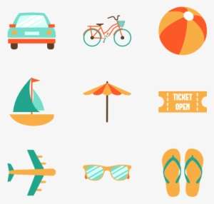 Summertime Collection - Summer Icon Vector Png PNG Image | Transparent ...