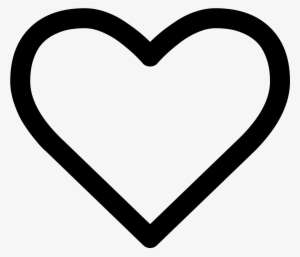 Heart Empty Font Awesome - Heart Icon Transparent Background PNG Image ...