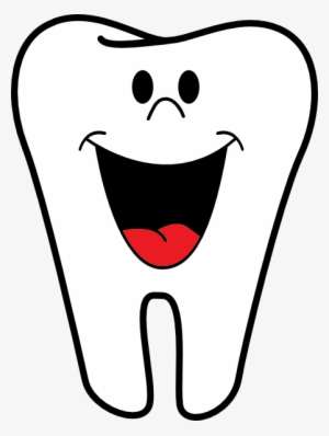 Smiling Tooth Clip Art At Clker - Tooth Clipart PNG Image | Transparent ...