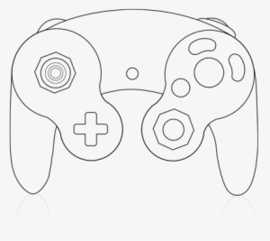 Game - Custom Gamecube Controller Template PNG Image | Transparent PNG ...