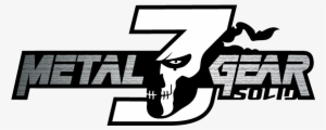 Metal Gear Solid 3 Logo Png Clip Art Royalty Free Download - Metal Gear ...