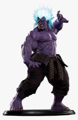 Oni Akuma Statue - Street Fighter Akuma PNG Image | Transparent PNG ...
