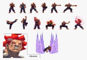 Ryu In Sprites From Stret Fighter-sfv - Ryu Third Strike Sprites PNG ...