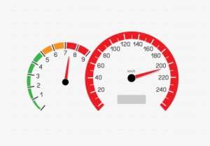 Car Control Panel Icon By Romvo - Transparent Background Speedometer ...