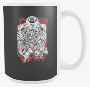 Super Saiyan Super Saiyan Goku Vegeta Vs Frieza 15oz - Mug PNG Image ...