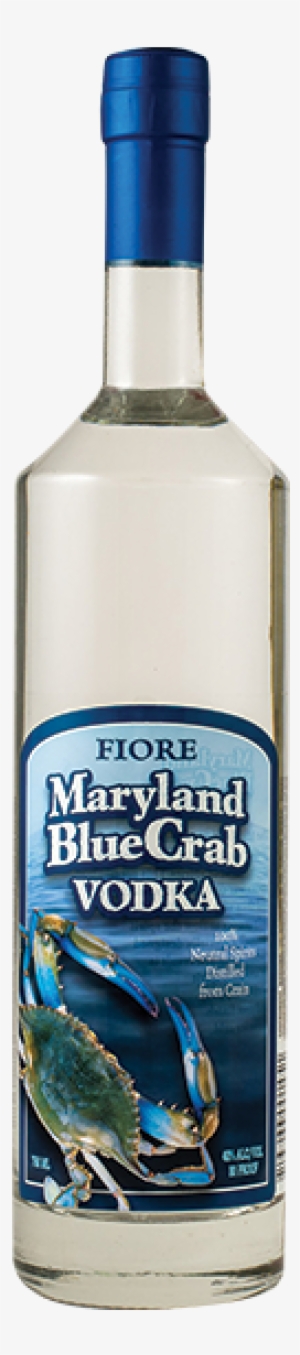 Blue Crab Vodka - Glass Bottle PNG Image | Transparent PNG Free ...