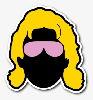 Flair Silhouette Sticker - Ric Flair Sticker PNG Image | Transparent ...