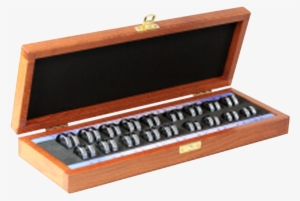 Ring Gauge Set In A Wooden Box, Half Round On The Inside - Ring Gauge ...