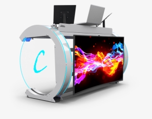 Portable, Modular, & Custom Dj Booths, Tables, & Stands - Clear Console ...