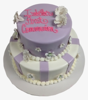 First Communion Purple Cake - New York City PNG Image | Transparent PNG ...