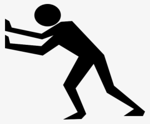How To Set Use Man Pushing Back Clipart PNG Image | Transparent PNG ...