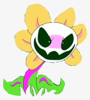 Undertale Undertaleflowey Flowey Flower Angry Mad Creep - Flowey PNG ...