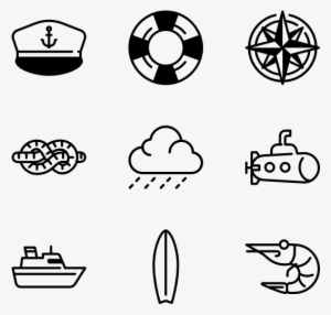 Nauticons 60 Icons - Nautical Icons PNG Image | Transparent PNG Free ...