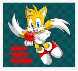 Tails By Kellkie - Tails With Chaos Emerald PNG Image | Transparent PNG ...