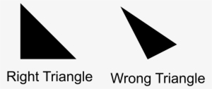 Right Triangle Point Degree - Right Triangle Wrong Triangle PNG Image ...