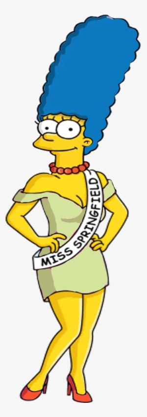 Bart Simpson As Miss Springfield PNG Image | Transparent PNG Free ...