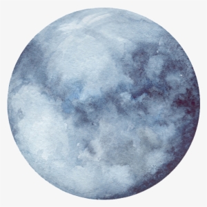 The Moon Calendar - Watercolor Painting PNG Image | Transparent PNG ...