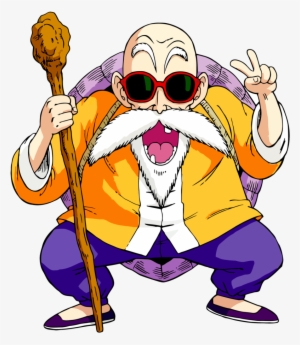Roshi Emote - Dragon Ball Emoji Discord PNG Image | Transparent PNG ...