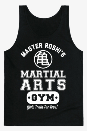 Master Roshi's Martial Arts Gym Tank Top - Gaston's Gym PNG Image ...