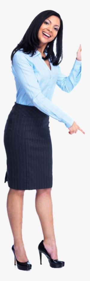 Business Woman Pointing Png PNG Image | Transparent PNG Free Download ...