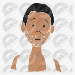 Stubble Stencil For Classroom - Library PNG Image | Transparent PNG ...