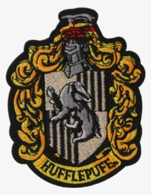 Hufflepuff Crest Embroidered Patch - Harry Potter Hufflepuff Iron On ...
