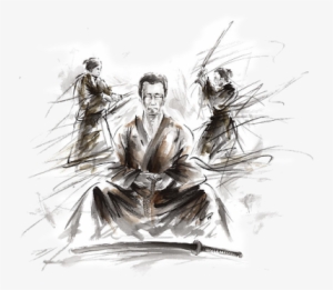 Bushido Way Of The Samurai - Samurai Meditation. PNG Image ...