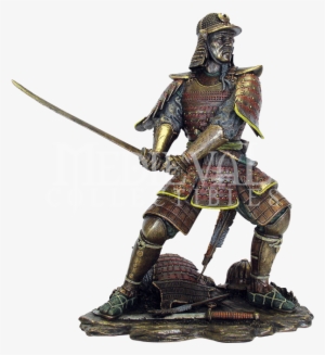 Sword Drawn Samurai Statue - Japan Samurai Statue PNG Image ...