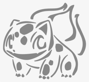 Bulbasaur Pumpkin Stencil