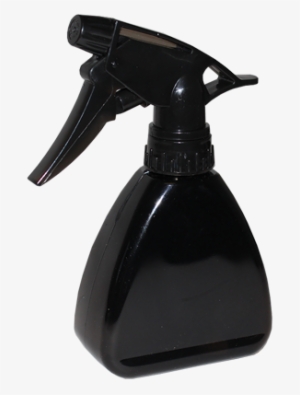 Triangle Bottle With Sprayer - Black Transparent Spray Bottle PNG Image ...